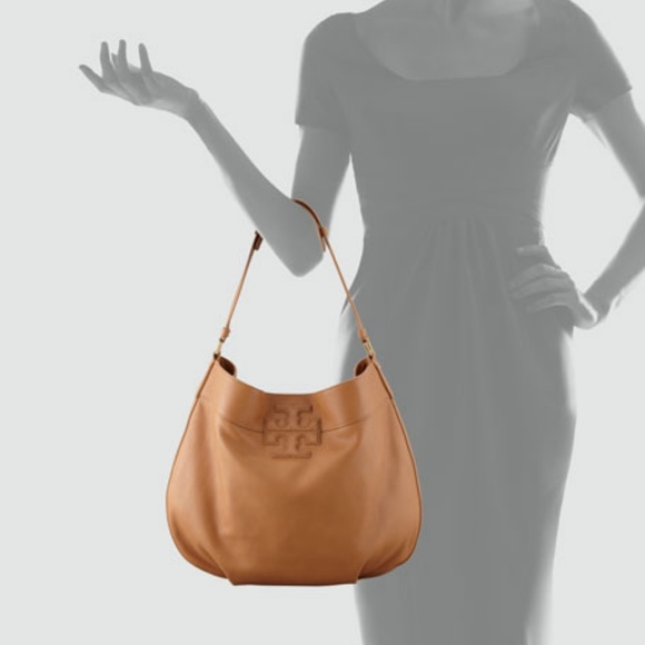 Tory Burch | Bags | Tory Burch Stacked T Hobo Bag Tan | Poshmark